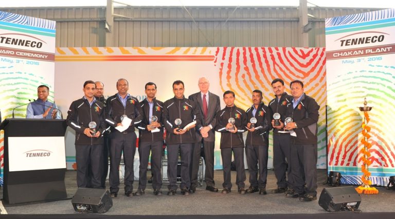 Tenneco India ten member team receives global employee award from ...