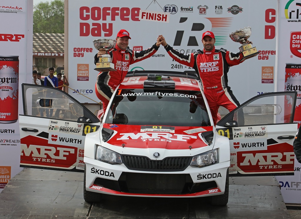 APRC Rally of India: Gill wins and defends title Double victory for MRF ...